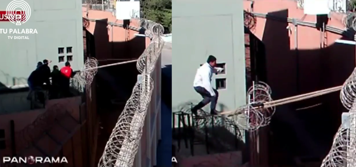 VIDEO 18 reos huyen de cárcel en escena que parece película de acción ...