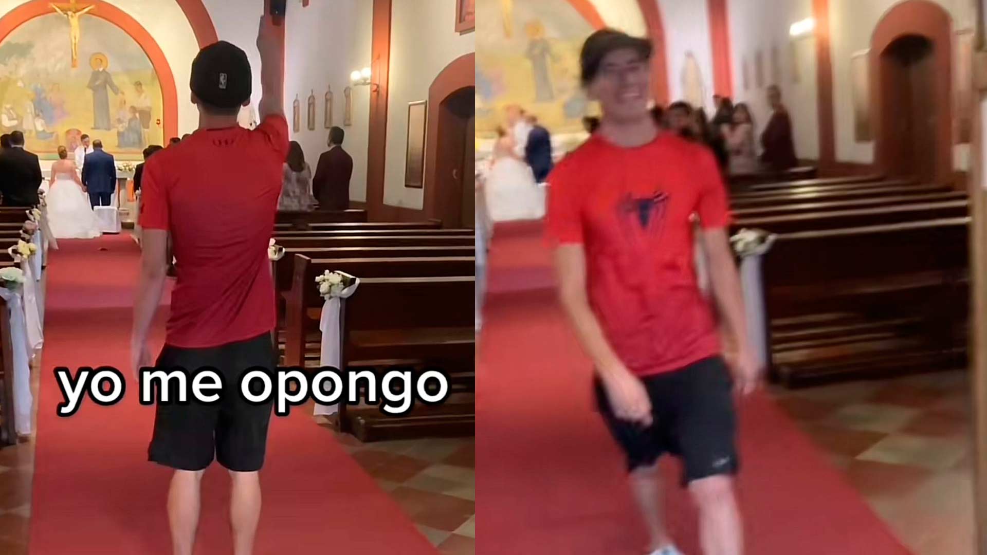 VIDEO | Tiktoker interrumpe boda para gritar "Yo me opongo" | NVI Noticias