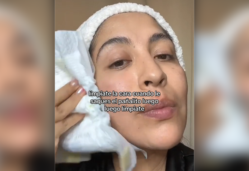 VIDEO Se graba usando pañales sucios para limpiar su cara. ¿Lo harías ...