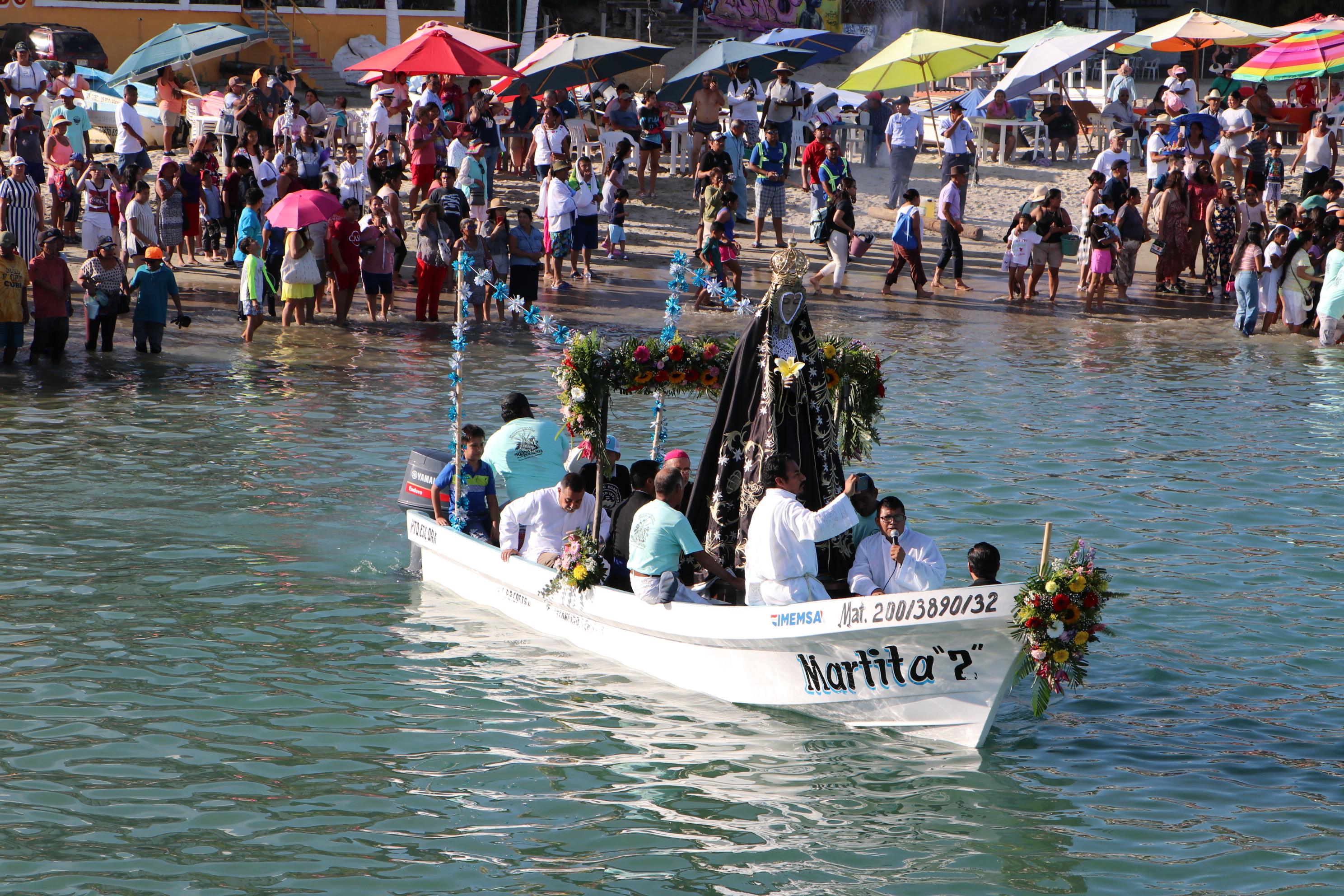Así fue la celebración de la Virgen de la Soledad en Puerto Escondido ...