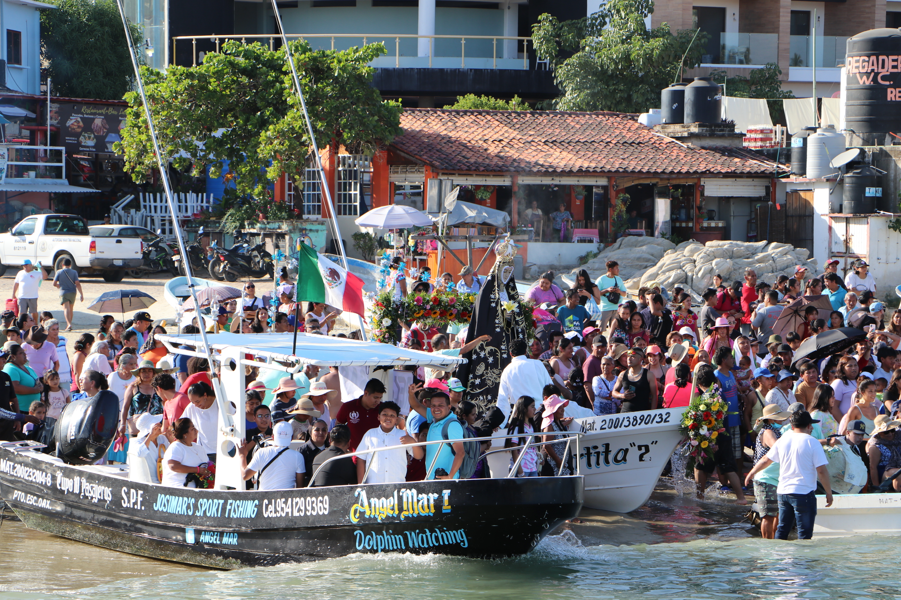 Así fue la celebración de la Virgen de la Soledad en Puerto Escondido ...