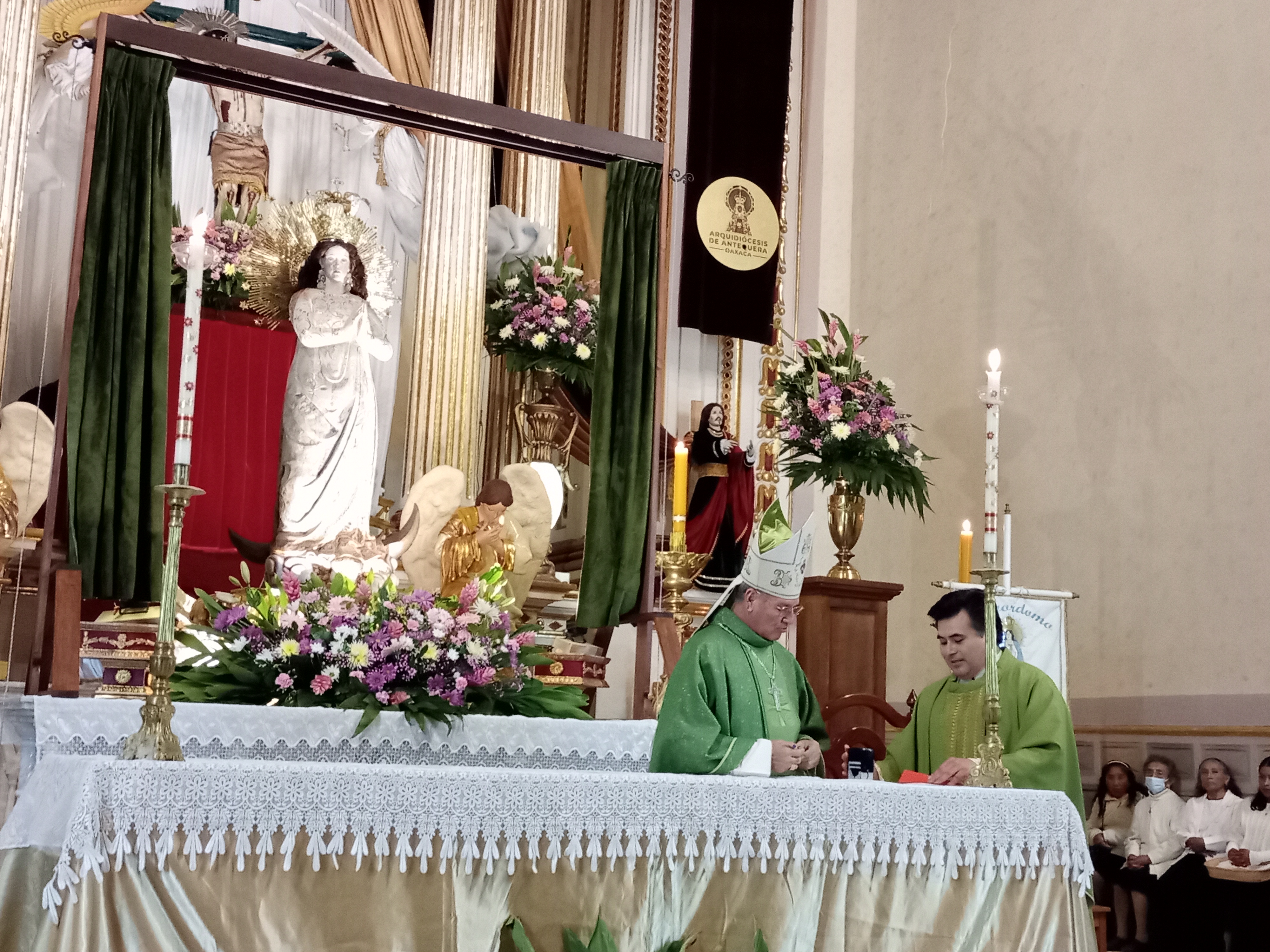 Entrega INAH imagen restaurada de Santa María de la Asunción en ...