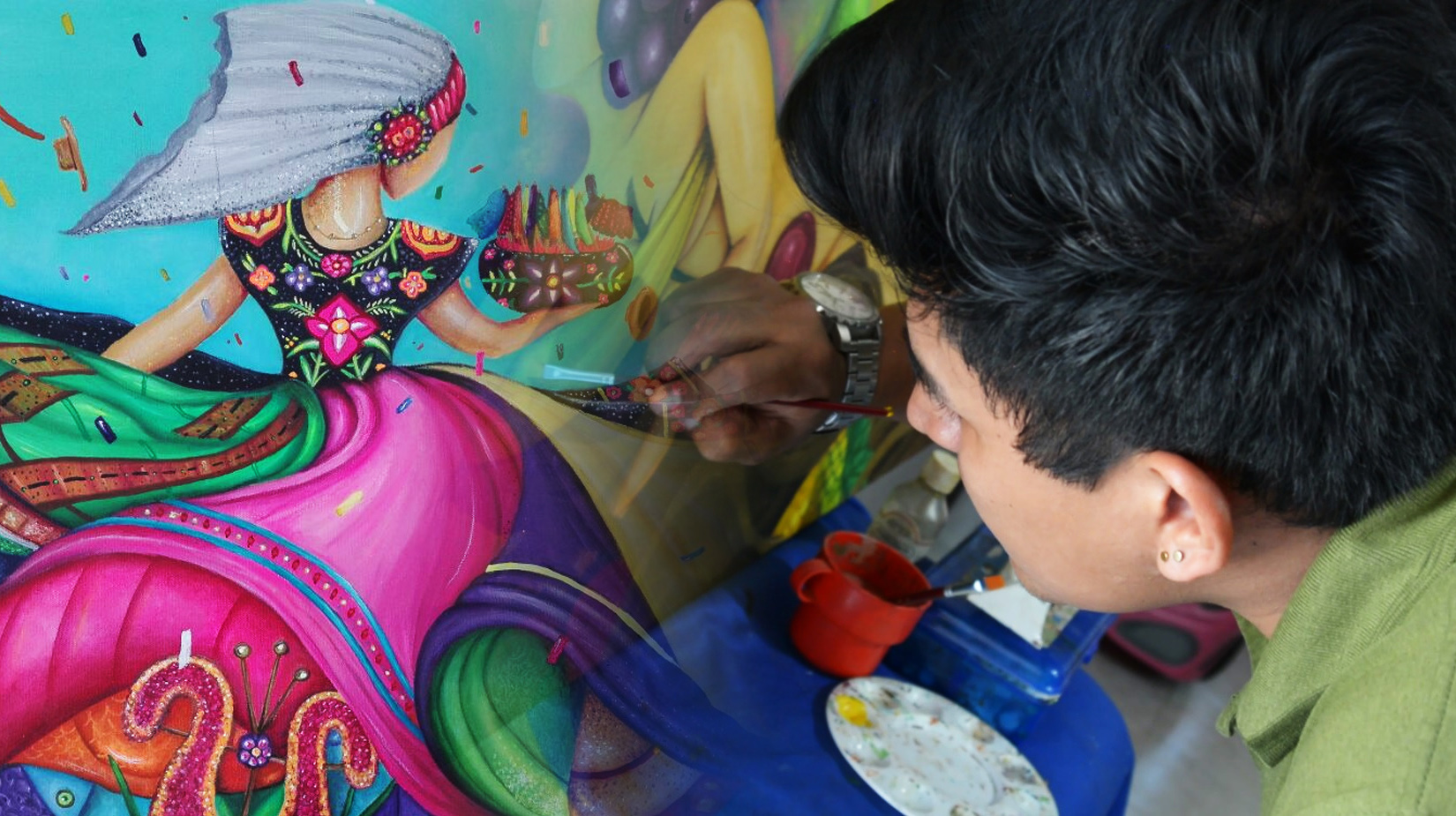 “El primer baile”, una pintura que hace homenaje a las 8 regiones de ...